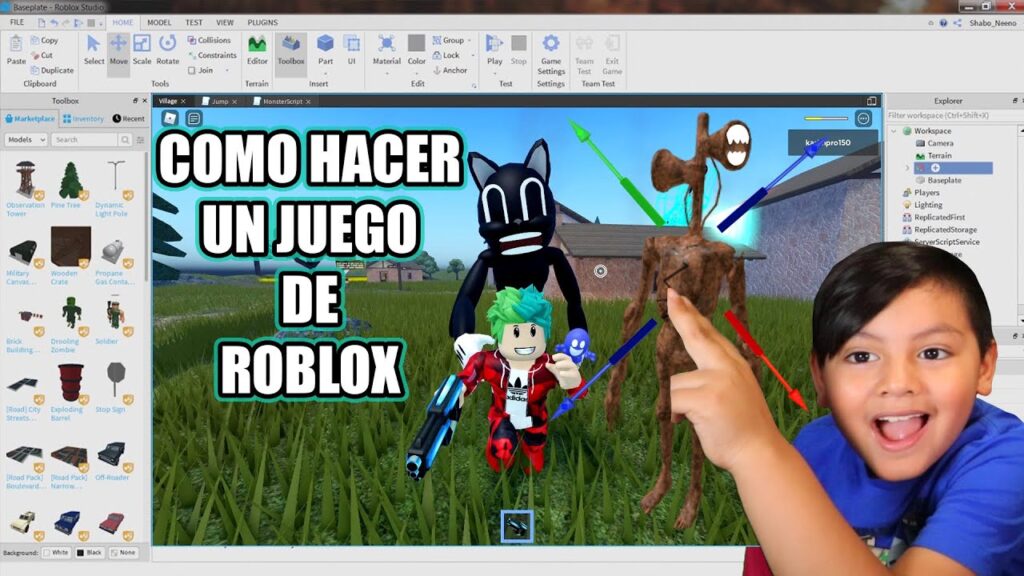 ¿Cómo crear un juego en Roblox? – RayosBlassFire